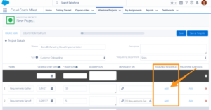 How can I assign team members to work on project tasks? | Cloud Coach